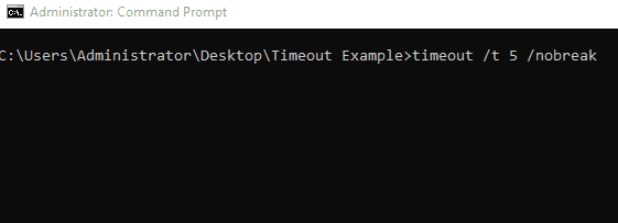 Set Command Timeout in Batch | Delft Stack