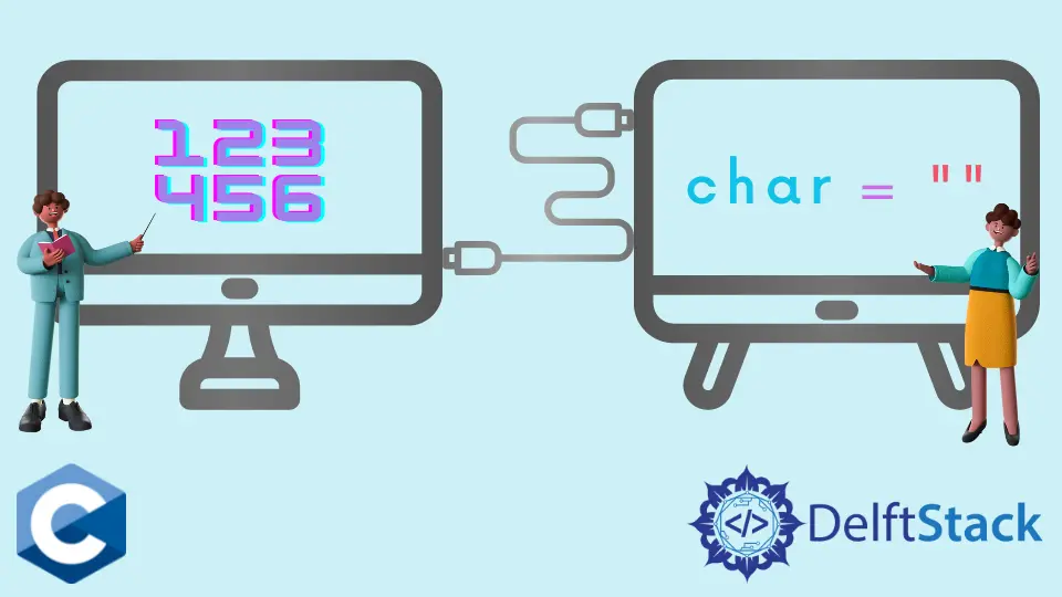 So Konvertieren Sie Integer In Char In C Delft Stack