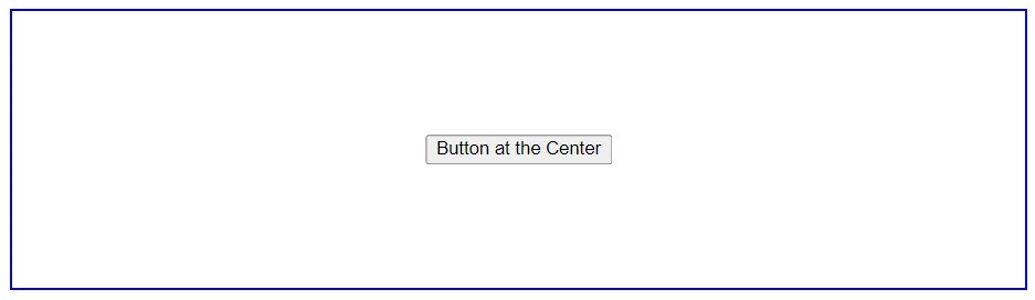 Center a Button in CSS | Delft Stack