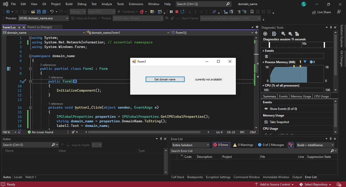 Get Domain Name in C# | Delft Stack Get Domain Name in C# | Delft Stack