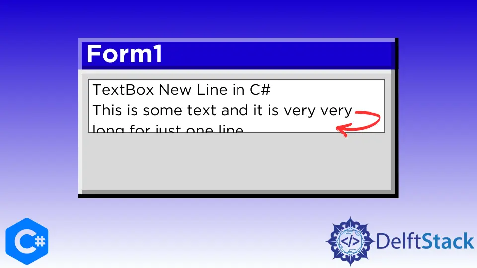 TextBox New Line In C Delft Stack