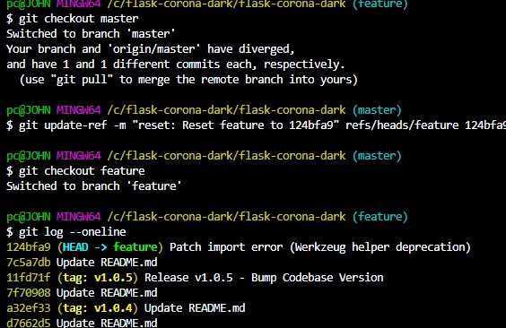 Move Git Branch Pointer to Different Commit | Delft Stack