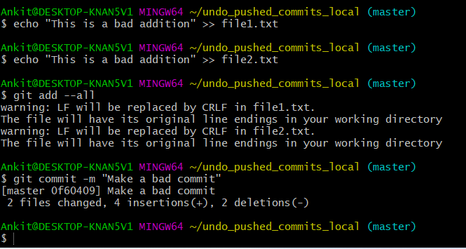 Annuler les commits poussés dans Git avec Reset et Revert | Delft Stack