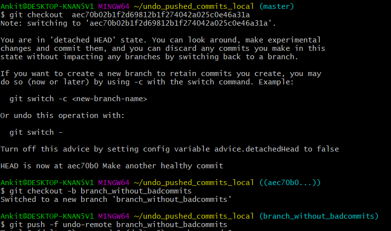 Annuler Les Commits Poussés Dans Git Avec Reset Et Revert Delft Stack