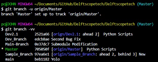 Check Upstream Tracking Git Branches | Delft Stack