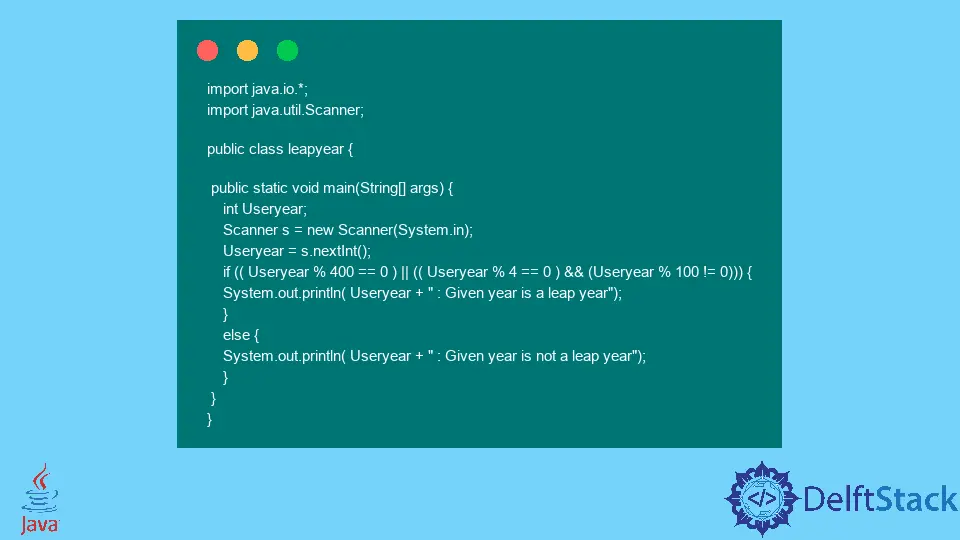 How To Calculate Leap Year In Java Delft Stack