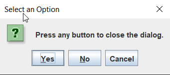 Java でポップウィンドウを作成する | Delft スタック