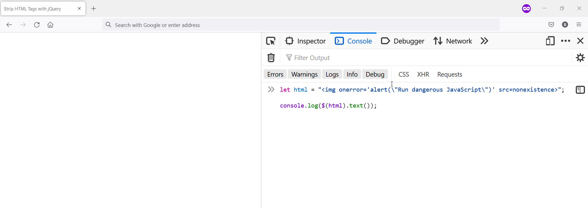 Quitar etiquetas HTML de una cadena en JavaScript | Delft Stack