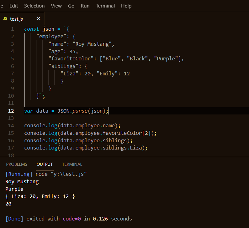 Get Value From Json Object In Javascript Delft Stack