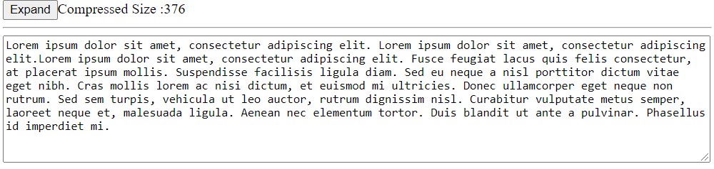 Implementation of Gzip in JavaScript | Delft Stack