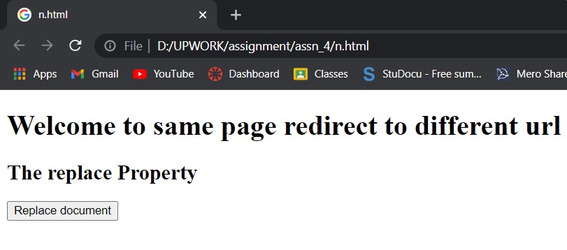 Open URL in the Same Window or Tab in JavaScript | Delft Stack