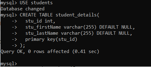 Exécuter des requêtes MySQL à partir de la ligne de commande | Delft Stack