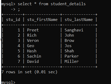 Exécuter des requêtes MySQL à partir de la ligne de commande | Delft Stack