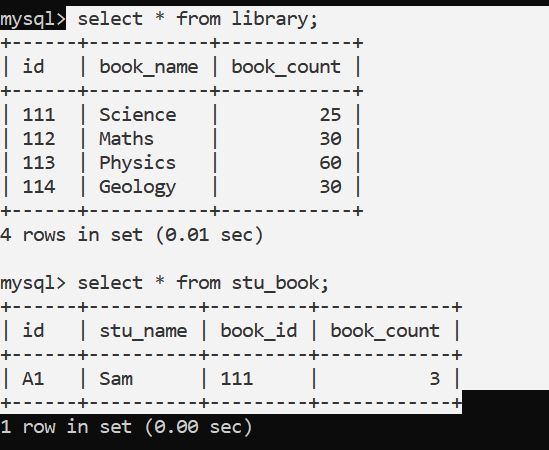 Update Multiple Tables With One Query in MySQL | Delft Stack