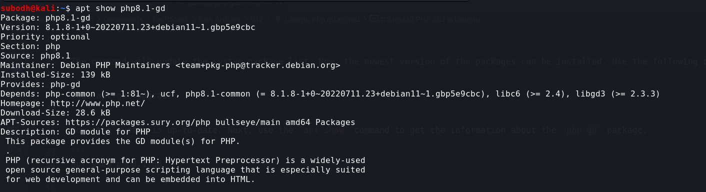 Install PHP-GD in Ubuntu | Delft Stack