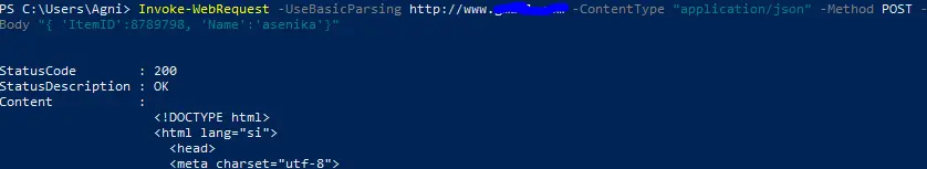 How to Post Request in PowerShell | Delft Stack