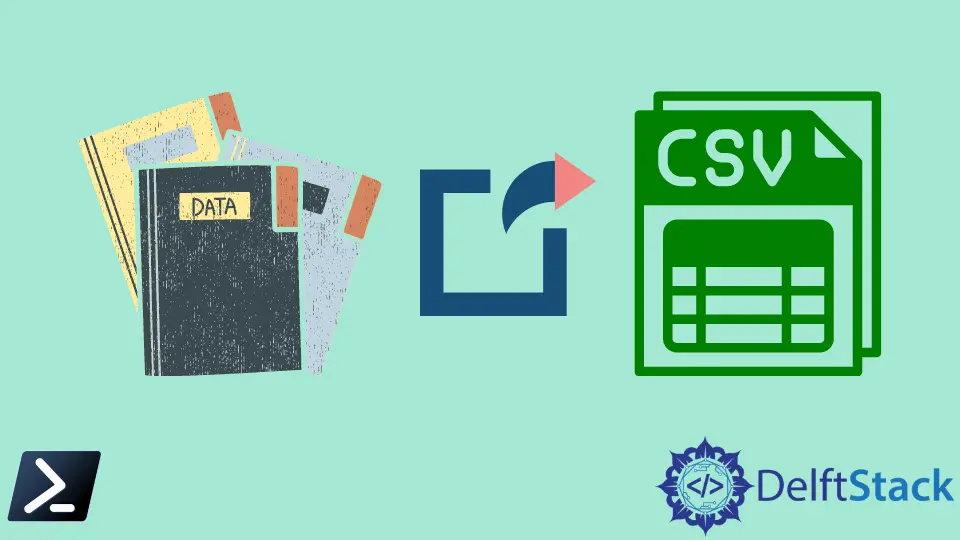 Exportar Datos A CSV En PowerShell Delft Stack