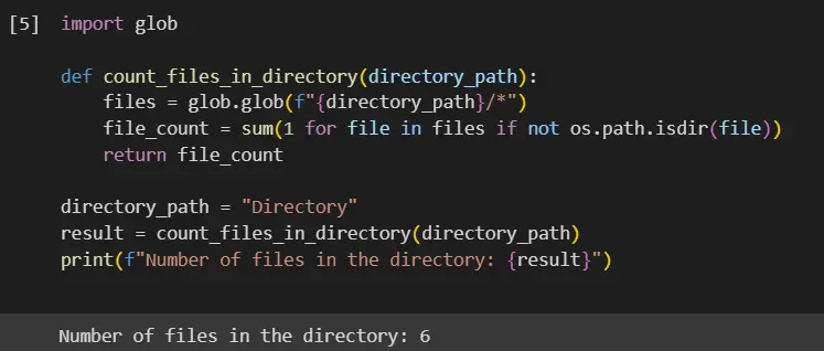 How To Count The Number Of Files In A Directory In Python Delft Stack 0064