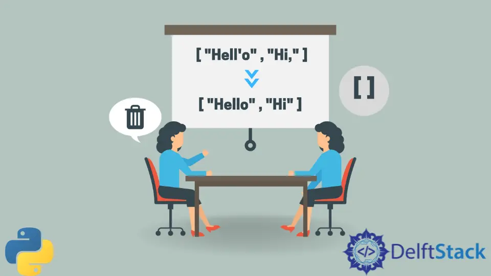 How To Remove Punctuation From Python List Delft Stack