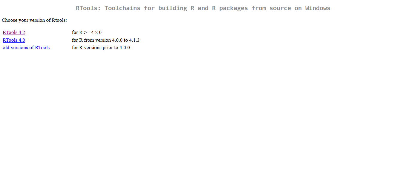 Install rtools in Windows | Delft Stack