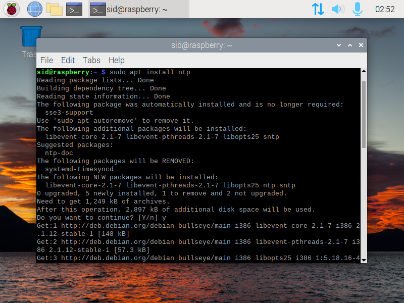Raspberry Pi OS で日付と時刻を設定する | Delft スタック