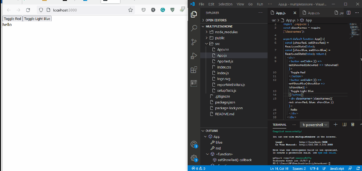 Agregue varios nombres de clase al componente React | Delft Stack