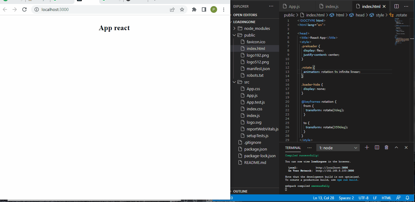 Load Screen While DOM Is Rendering Using React | Delft Stack
