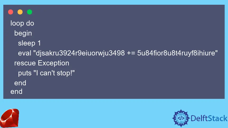 Ruby Anleitungen | Delft Stack