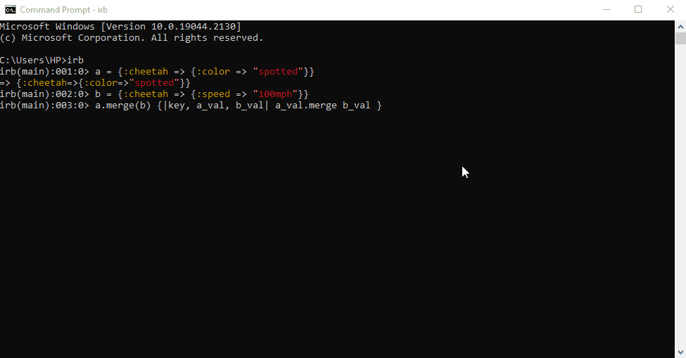 Merge Ruby Hashes | Delft Stack