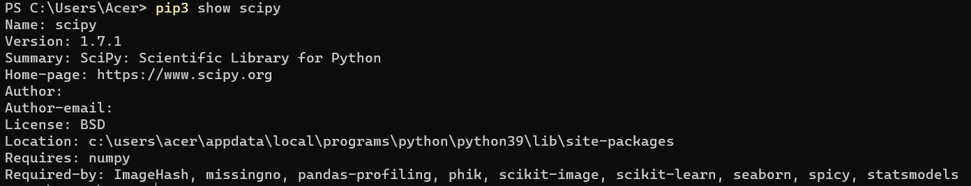 Check SciPy Version | Delft Stack