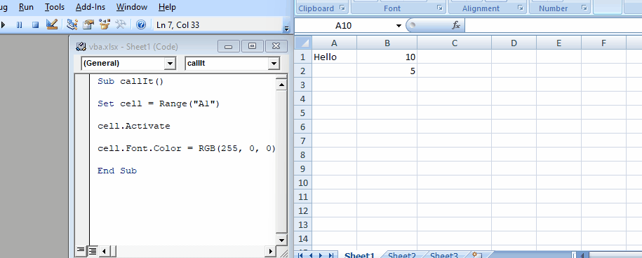 Set Formulas for a Cell in VBA | Delft Stack