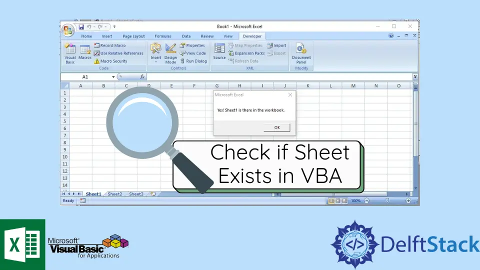How To Check If Sheet Exists In VBA Delft Stack