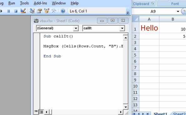 Set Formulas for a Cell in VBA | Delft Stack